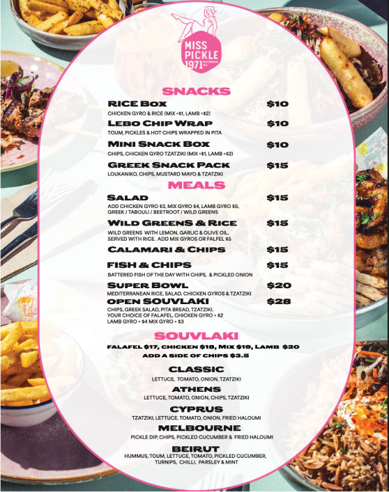 Kids Eat Free at Miss Pickle Restaurant in Point Cook